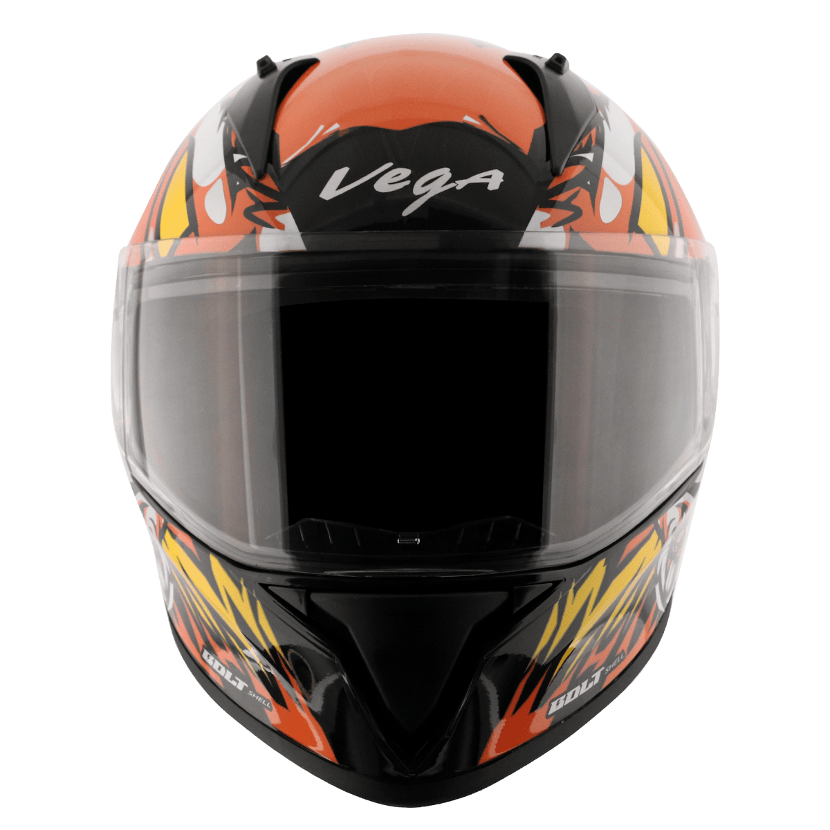 Bolt Bunny Helmet - Black Orange – GTR Pitstop