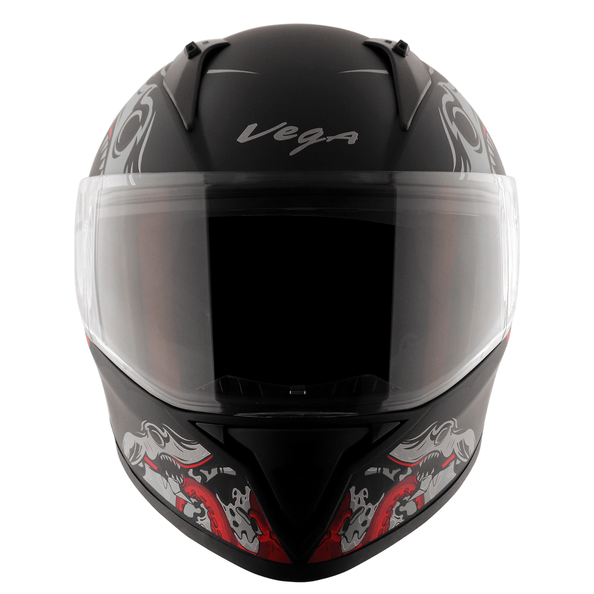 Bolt Octopus Helmet - Dull Black Red – GTR Pitstop