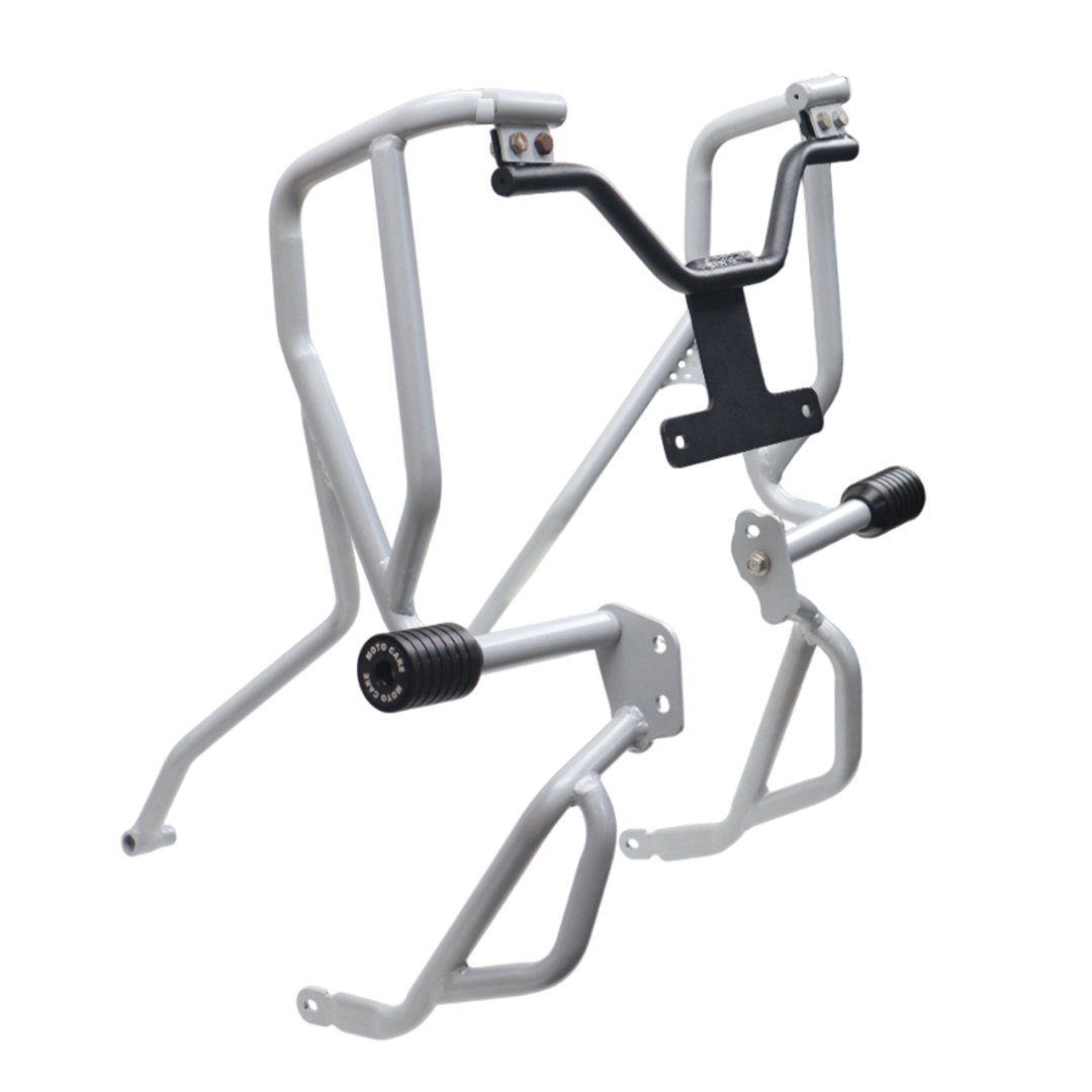 Upper Crash Guard For Hero Xpulse 210 (Silver) – GTR Pitstop
