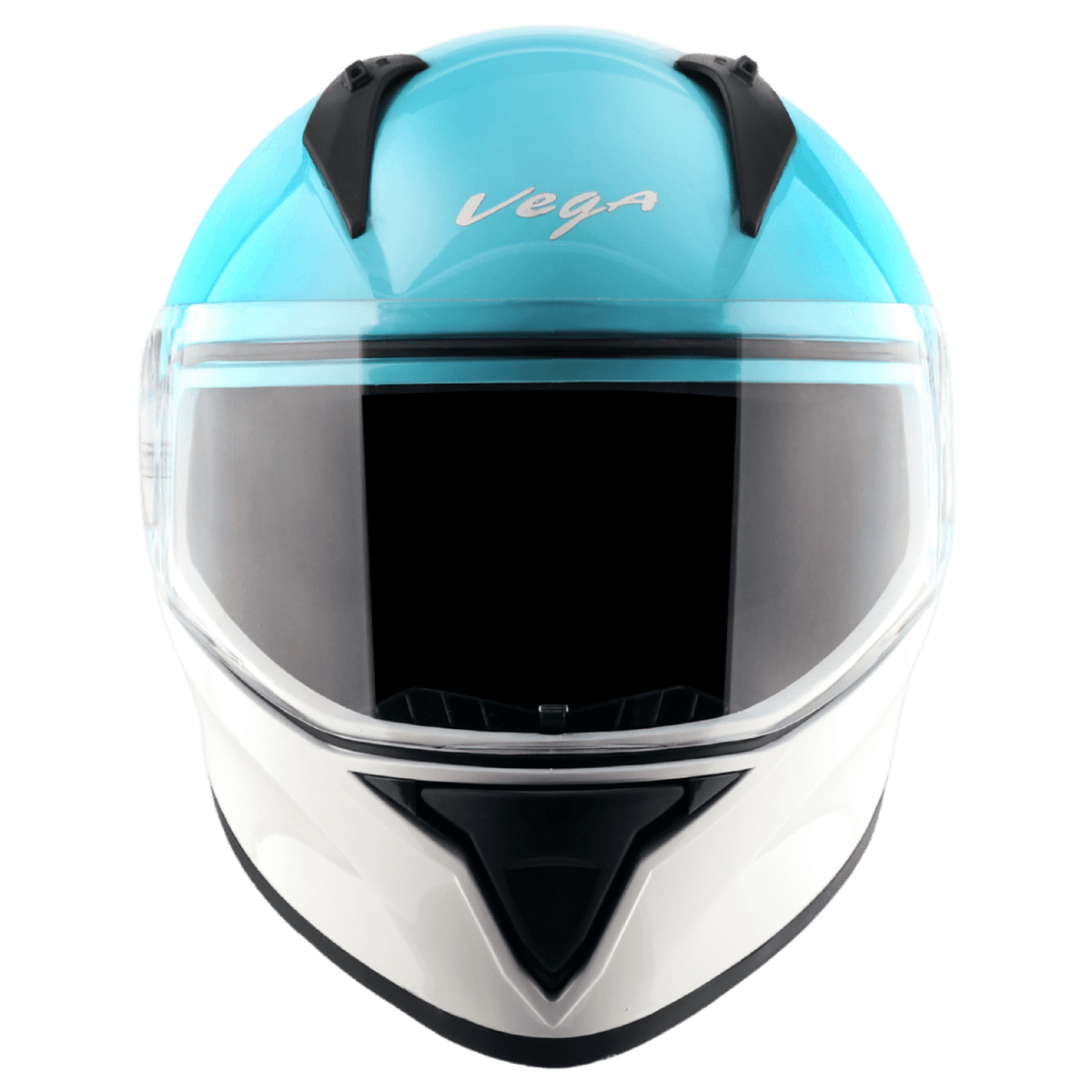 Bolt Dual Color Helmet - White Blue – GTR Pitstop